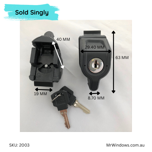 Window Handle - suits A & L Sliding windows – Mr Windows AU