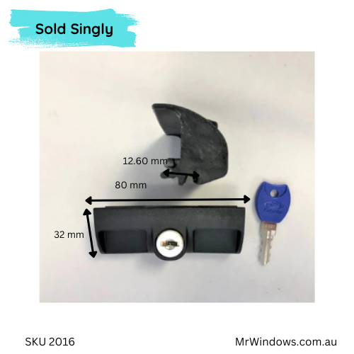 Windows Handle - key locking - suits Capral windows – Mr Windows AU