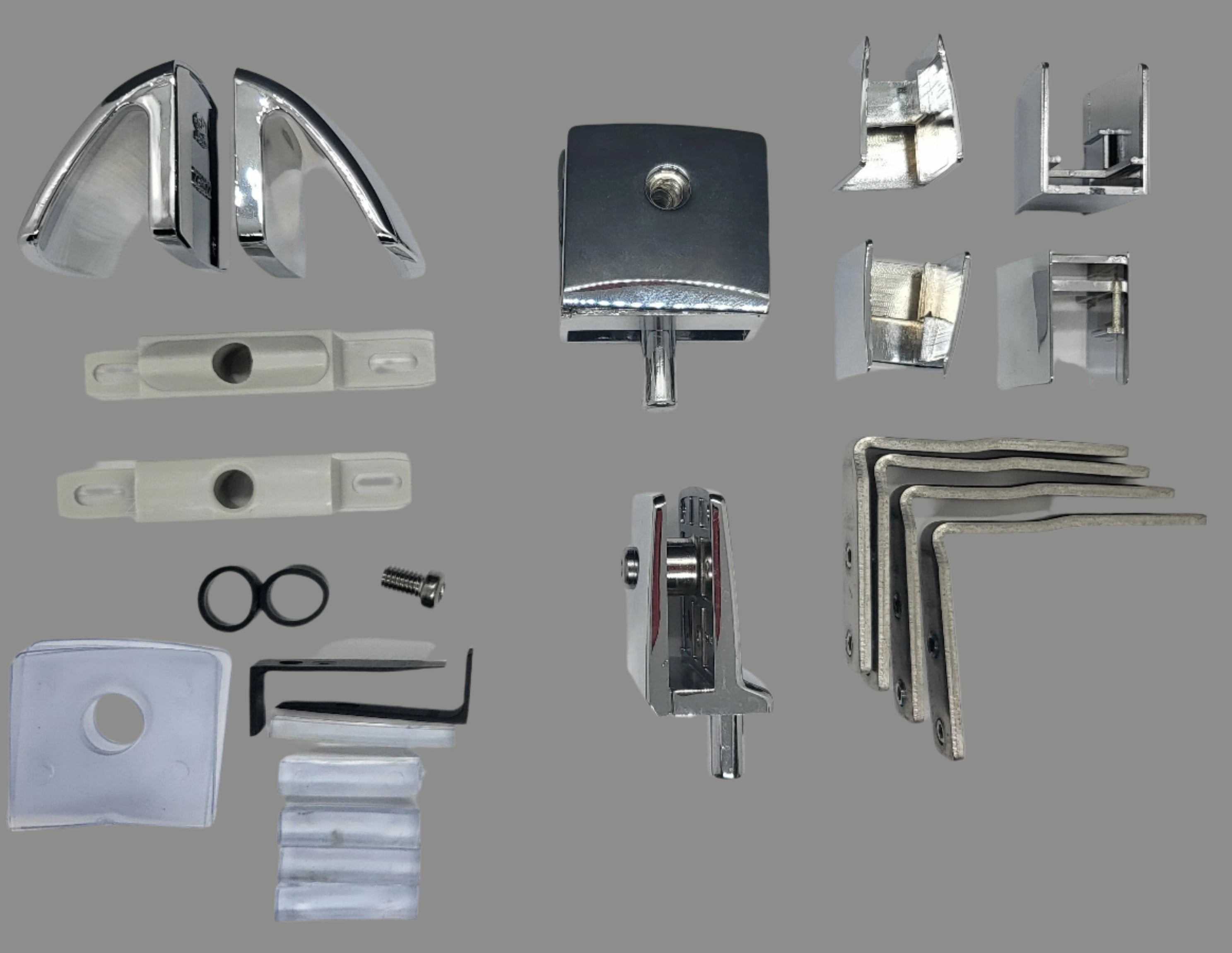 Shower pivot kit - suits Stegbar Grange Pivot Set Complete Kit - overl ...