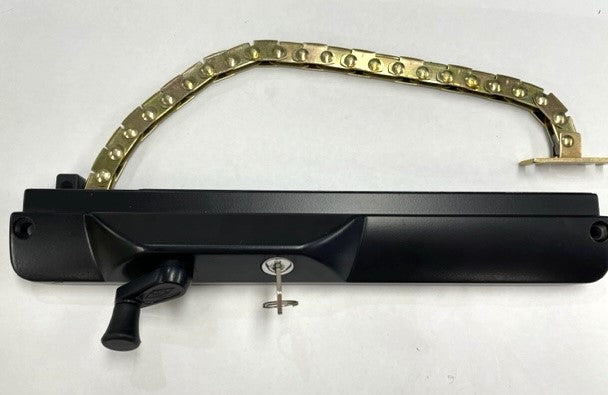Awning Chain Winder - Pacific - key locking - black – Mr Windows AU