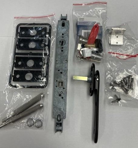 bifold door lock + furniture - Lockwood - keyed - Black – Mr Windows AU