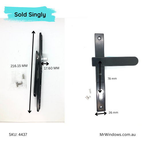 Bifold handle furniture internal only - Black, or Silver only – Mr ...