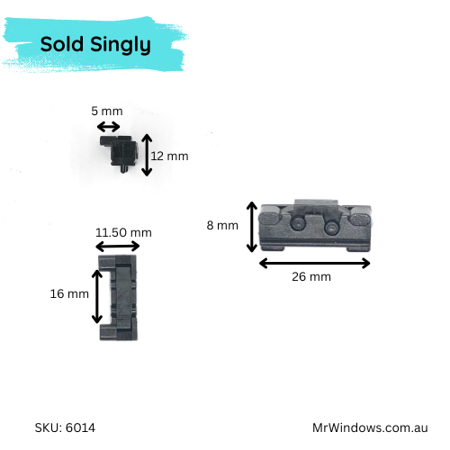 Window skid block -suits Boral, Dowell, Stegbar Windows – Mr Windows AU
