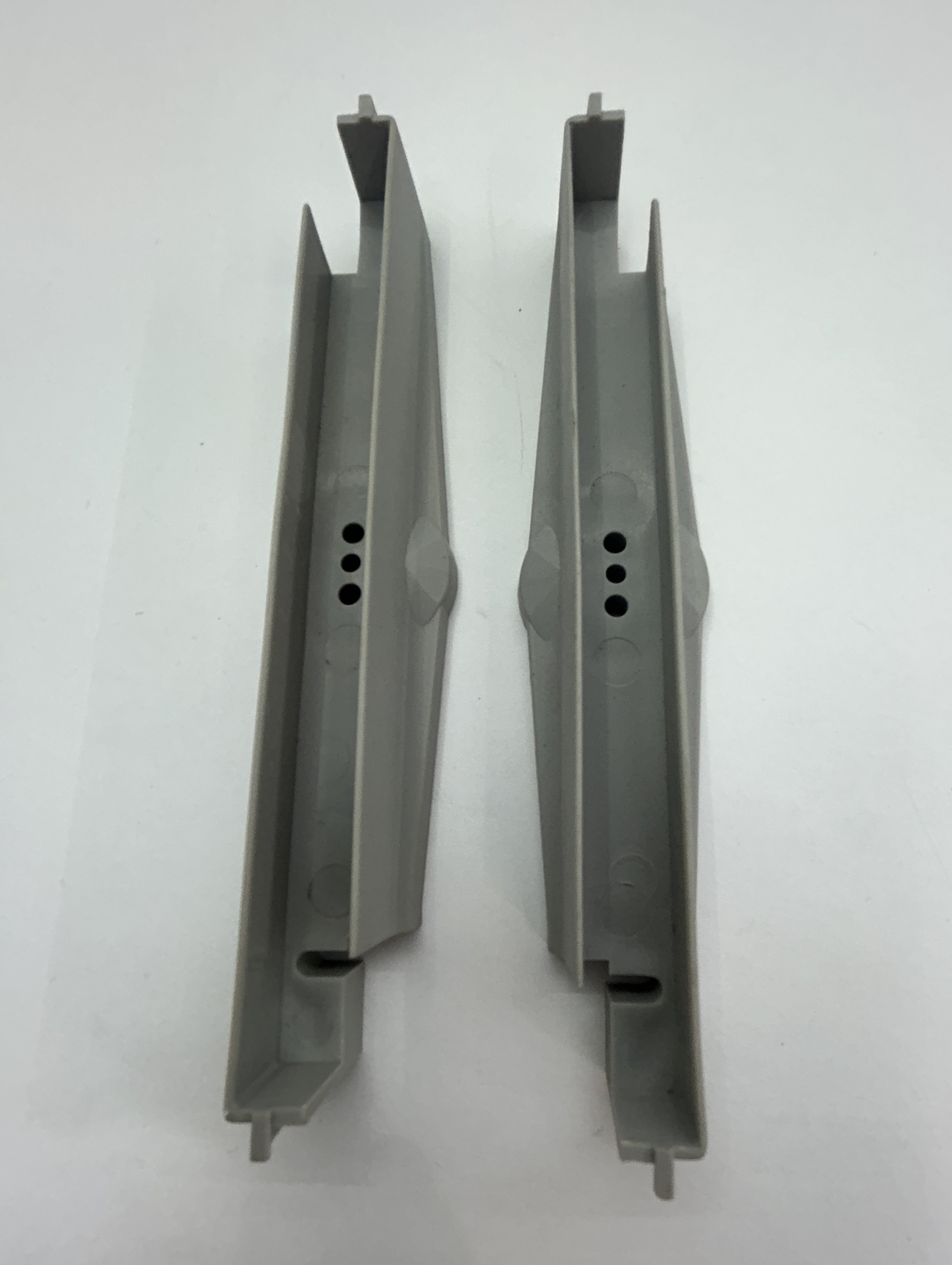 Diamond louvre clips - PAIR LH/RH - GREY - 152mm suits timber, alumini ...