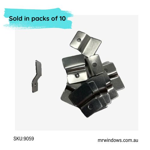 Flyscreen Clip - sold in packs of 10 - metal – Mr Windows AU