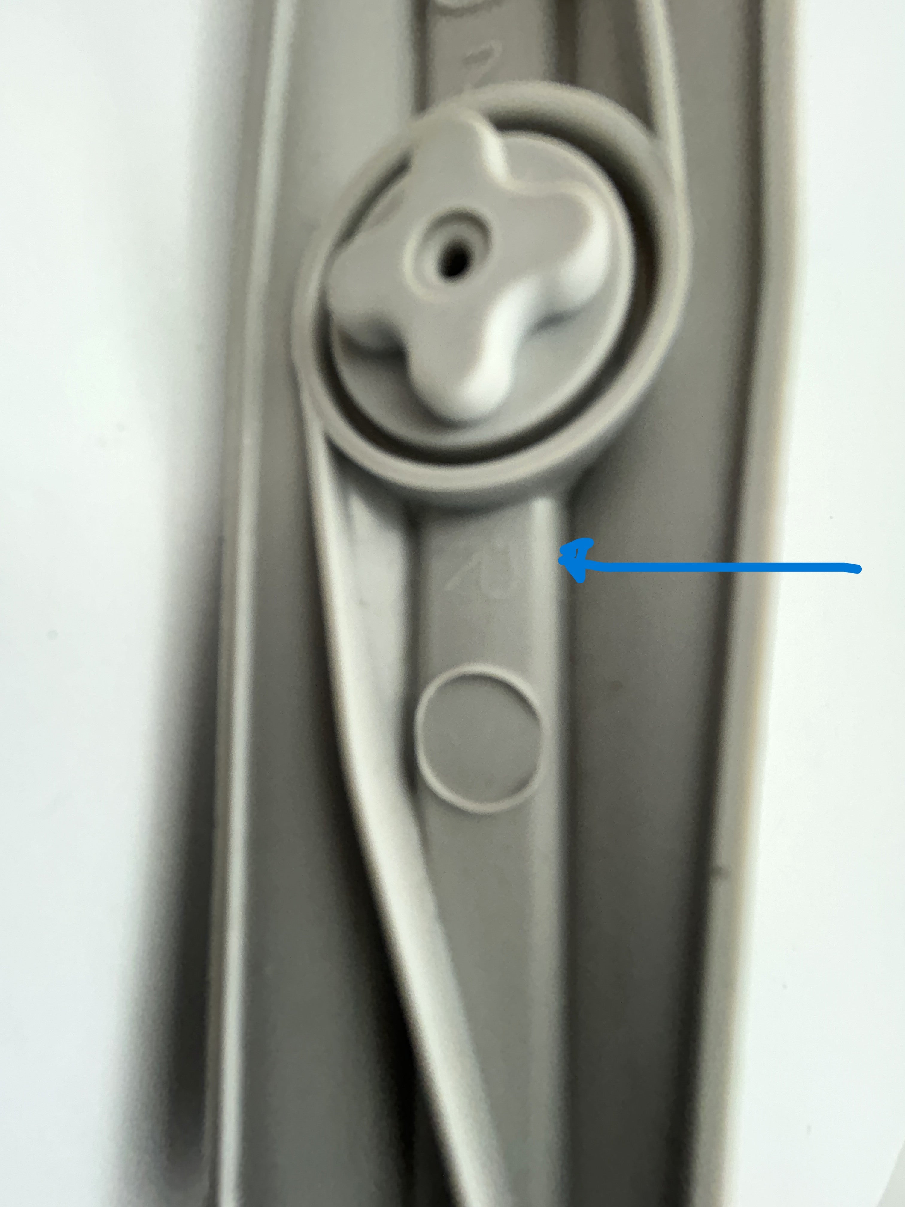 Louvre clips - Fresair - RH only - GREY - 152mm blade – Mr Windows AU