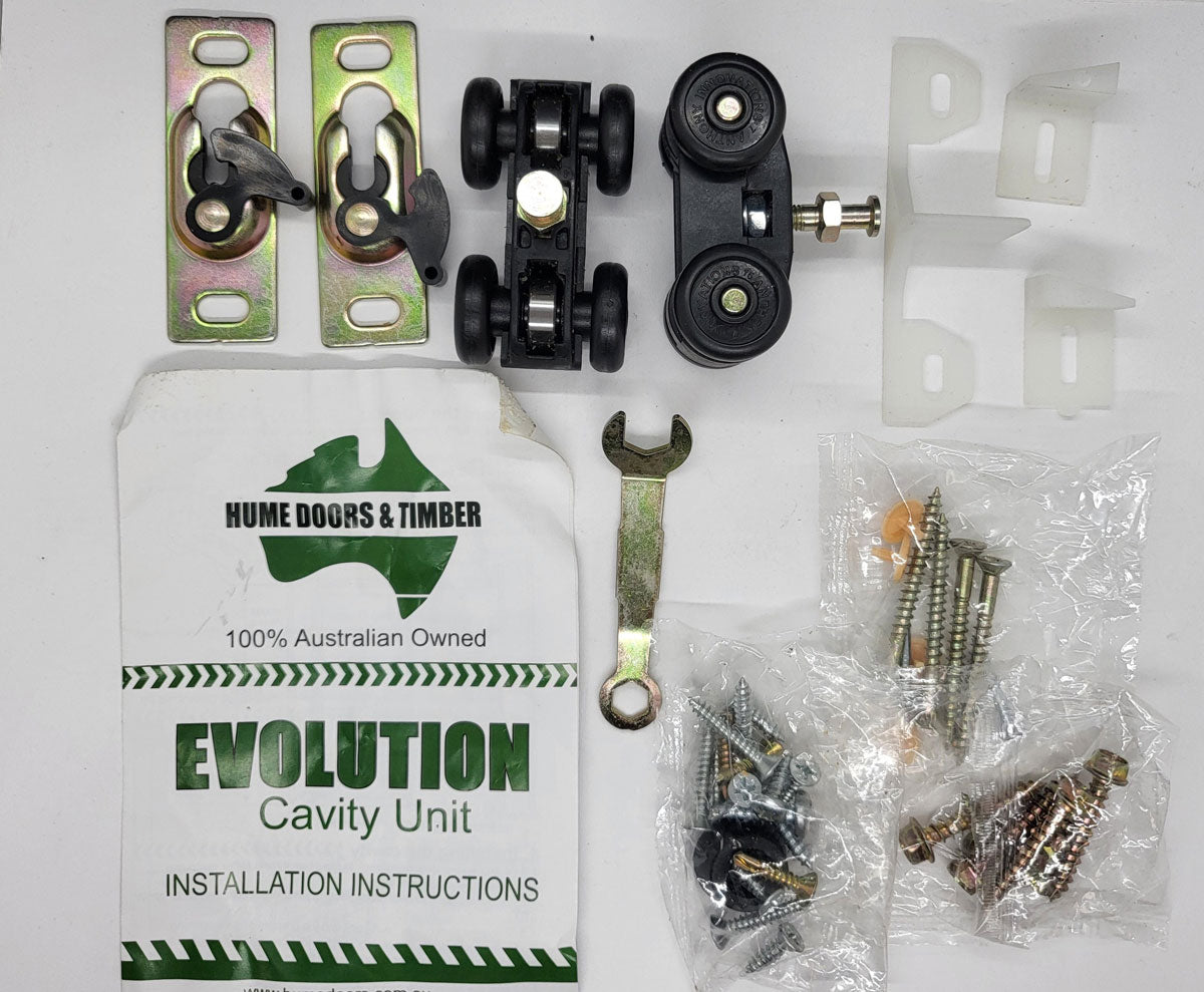 Evolution cavity door hardware by Hume - suits timber doors – Mr Windows AU