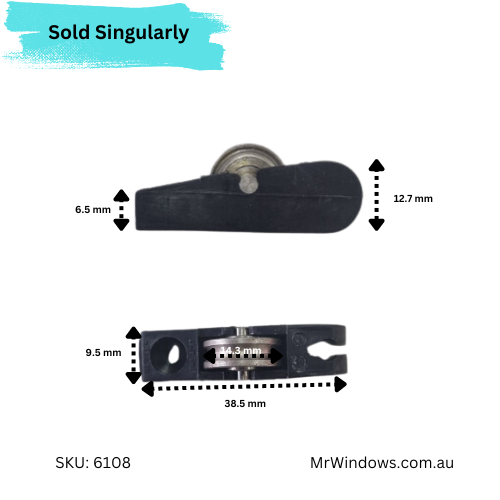 Window roller - adjustable - suits Crestlite, MKII, Showcase – Mr Windows AU