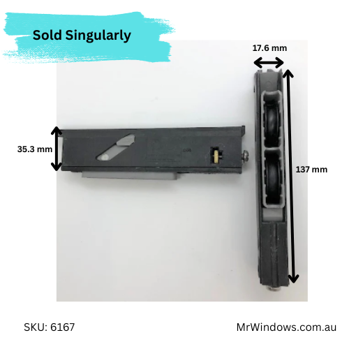 Roller - suit Capral 900 series doors - Double Bogey – Mr Windows AU