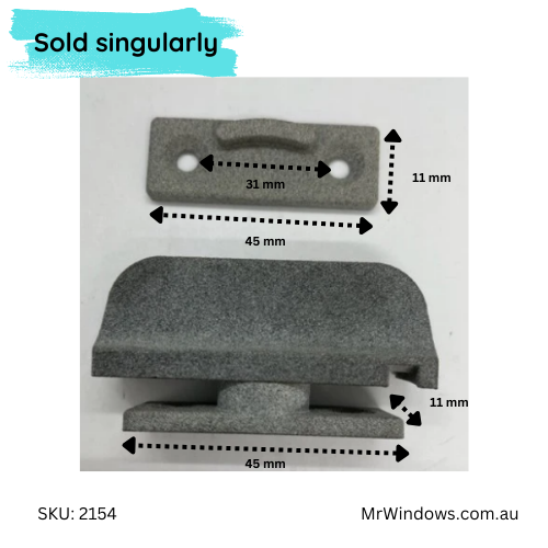 Window handle - universal - turn handle and strike – Mr Windows AU