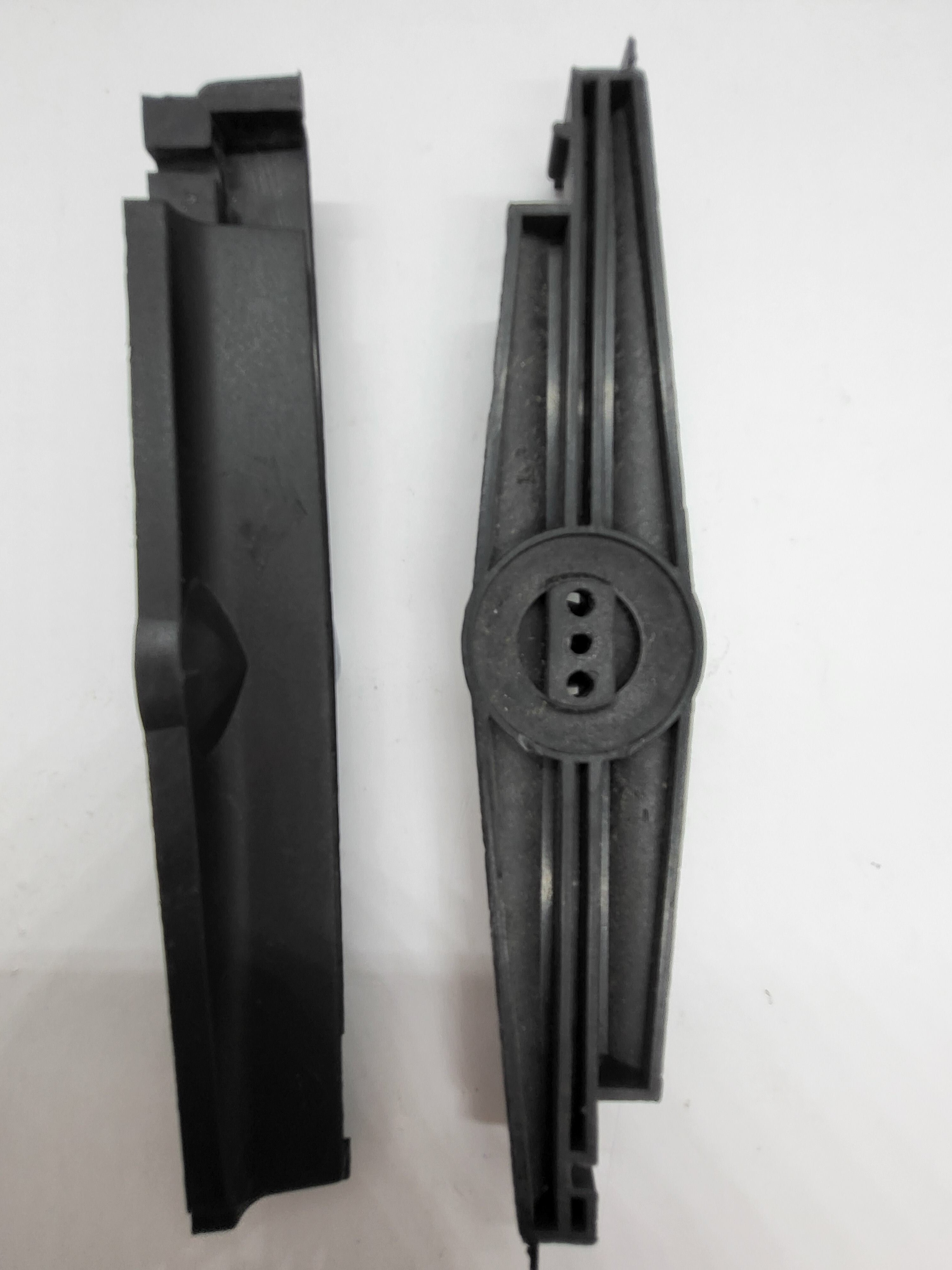 Diamond louvre clips - Sold as pair PAIR LH/RH - BLACK - suits 152mm b ...