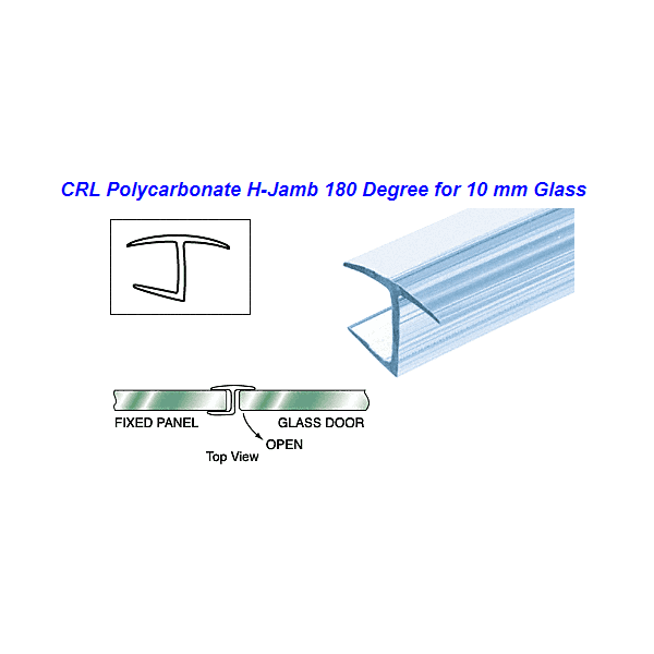 Jamb Seal - suits 10mm glass thickness - 2400mm long – Mr Windows AU