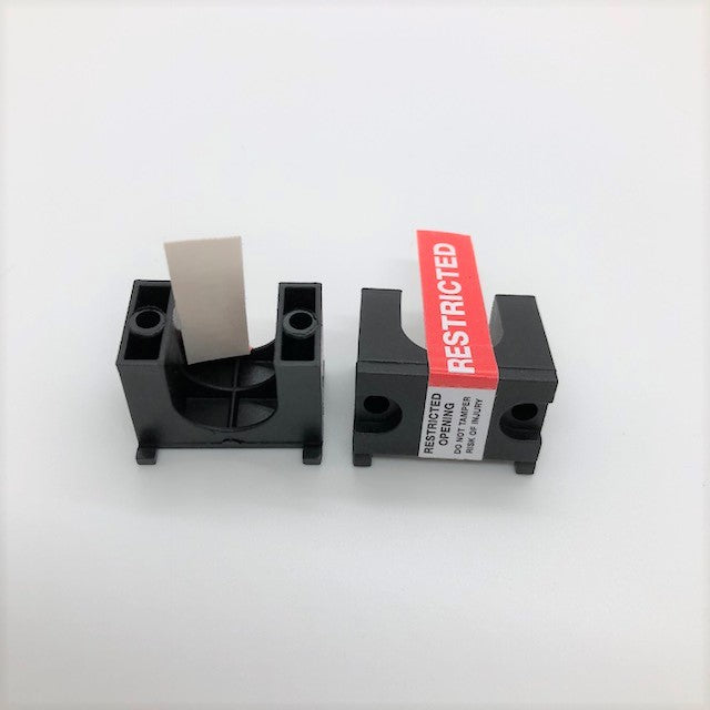 Window Restrictor Block (Screw On) Sold singularly - suits Trend windo ...