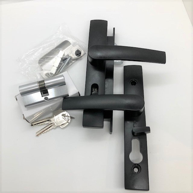 Lock - suits hinged security, barrier screens - Black – Mr Windows AU