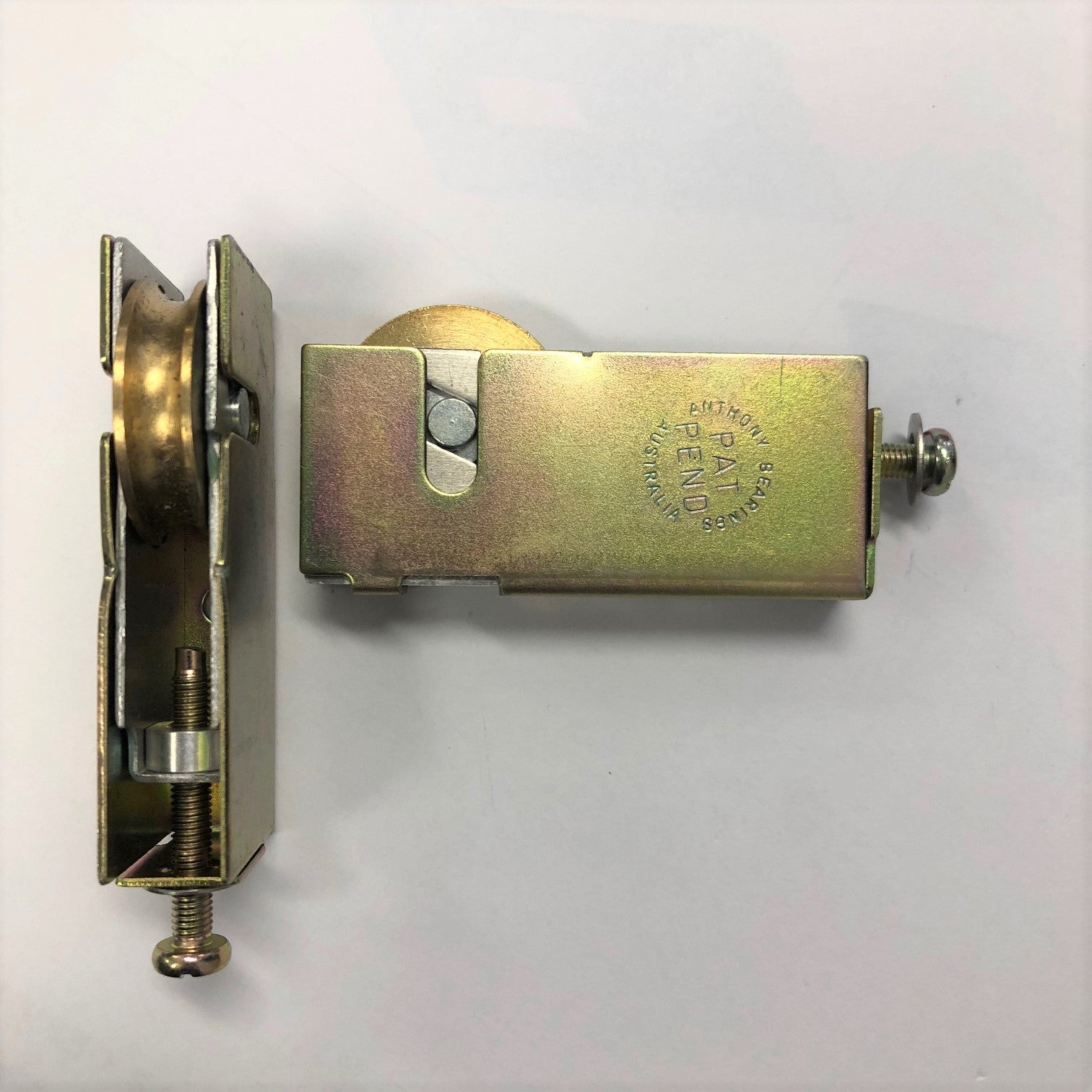 Door rollers - suit Trend, Naco doors - Unflared - Brass tyre – Mr ...