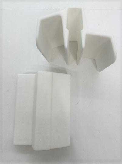 Regency Handle Push On 3D Printed White – Mr Windows AU