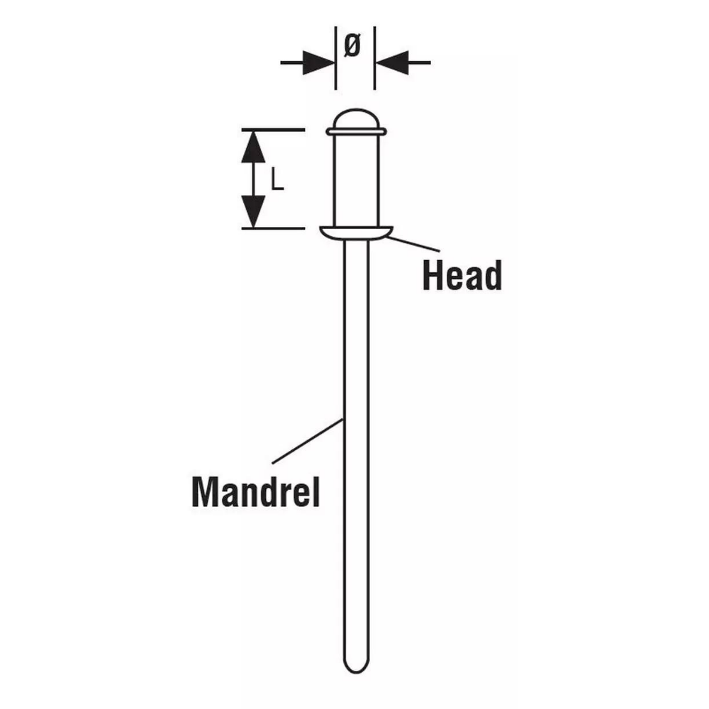 Rivets - Sold in bags of 12 – Mr Windows AU